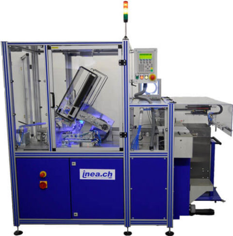 Automatic packaging machine to pack collector coins into capsules ...